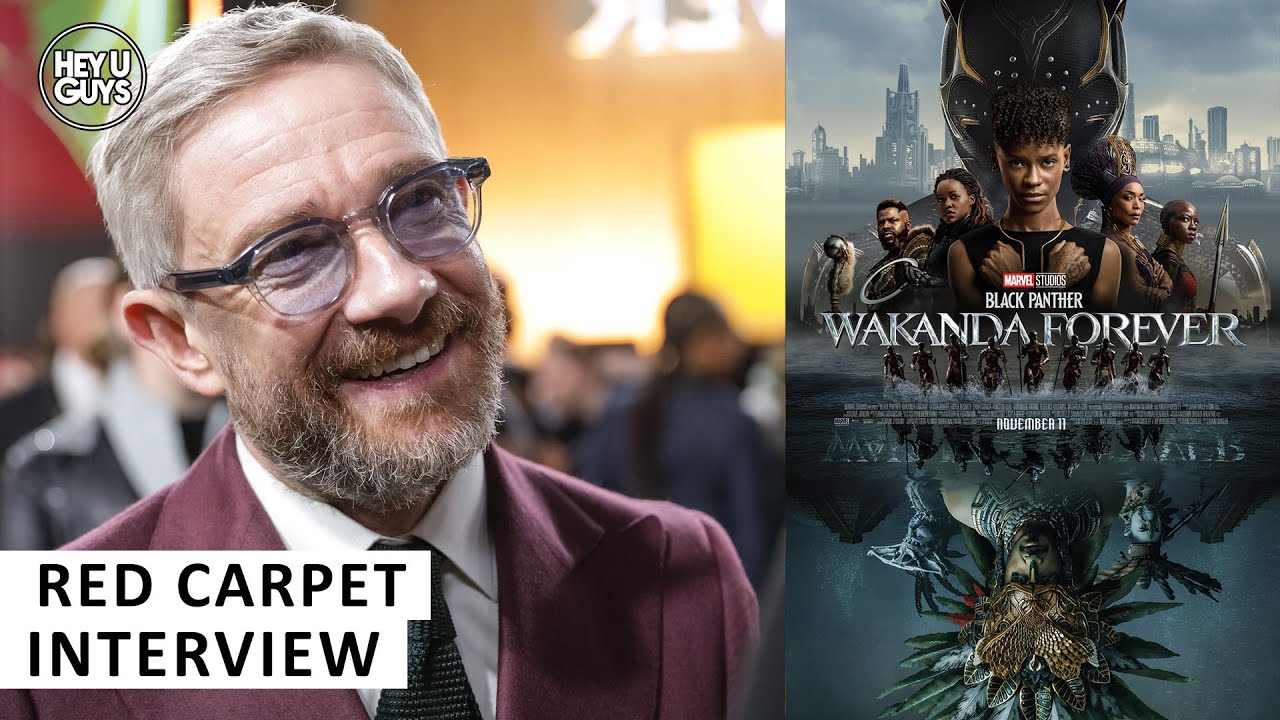 Black Panther Wakanda Forever Premiere - Martin Freeman on making a ...