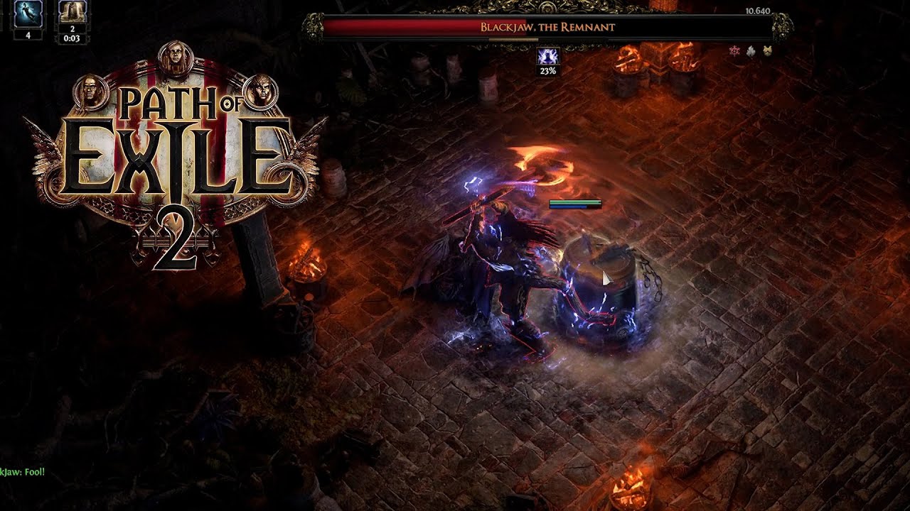 Path of Exile 2: Act 3 Boss - Blackjaw, The Remnant - YouTube