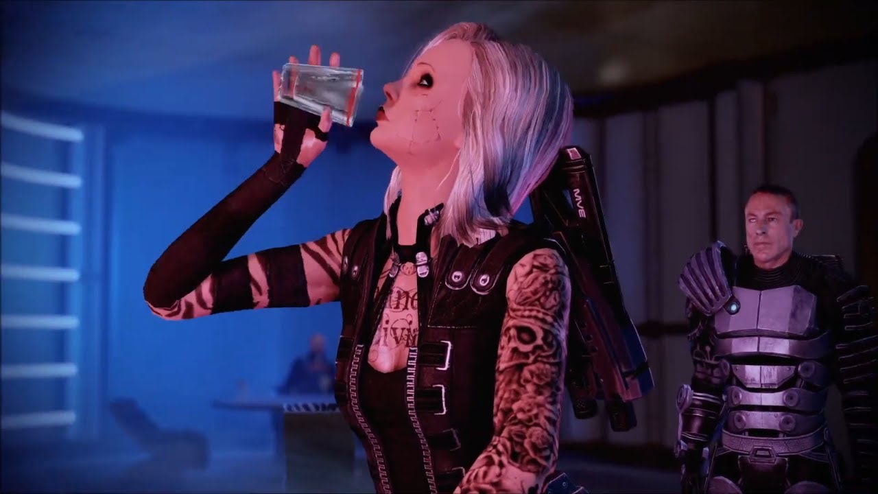 Commander Heather Shepard gets drunk "Put more of the stuff in the ...