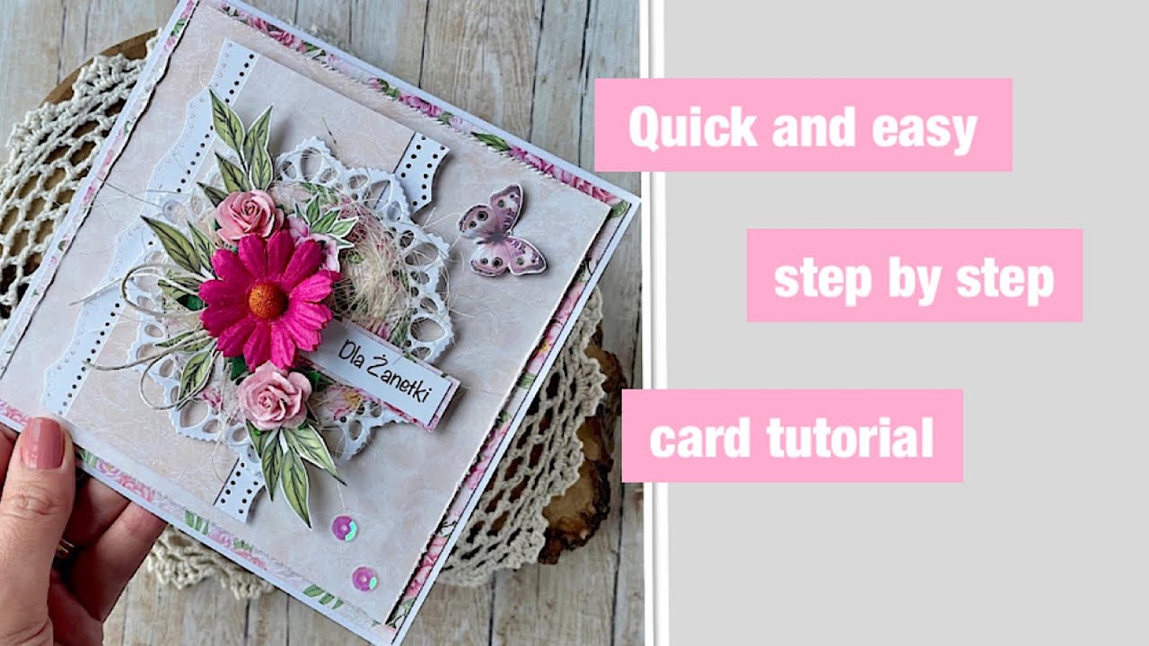 Quick and easy step by step card tutorial @AltairArt ...