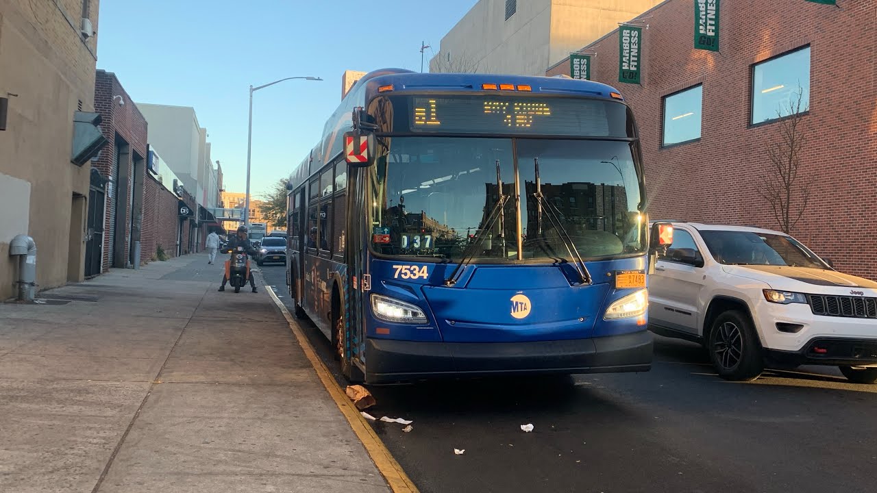 MTA: 2018 NFI XD40 #7534 on the B1 @87 St/4 Av - YouTube