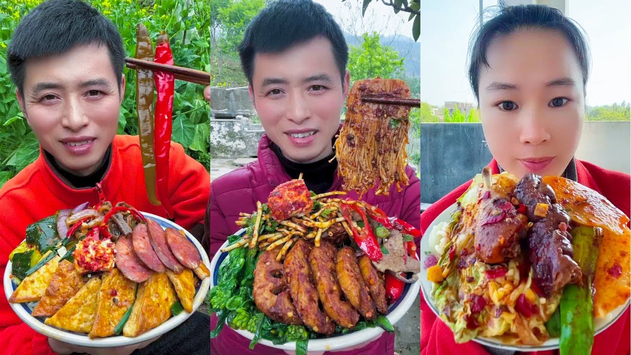 It's a simple rural dish: a bowl of rice with sausage, chili and spicy ...