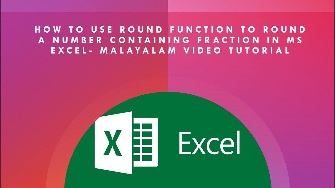 How To Use ROUND Function To Round Number Containing Fraction In MS How To Use ROUND Function To Round Number Containing Fraction In MS