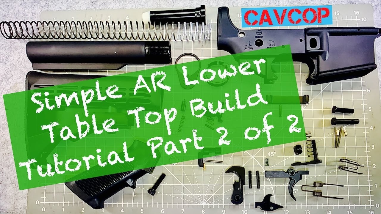 PART 2 of 2: How to assemble an AR/M4 lower receiver - YouTube