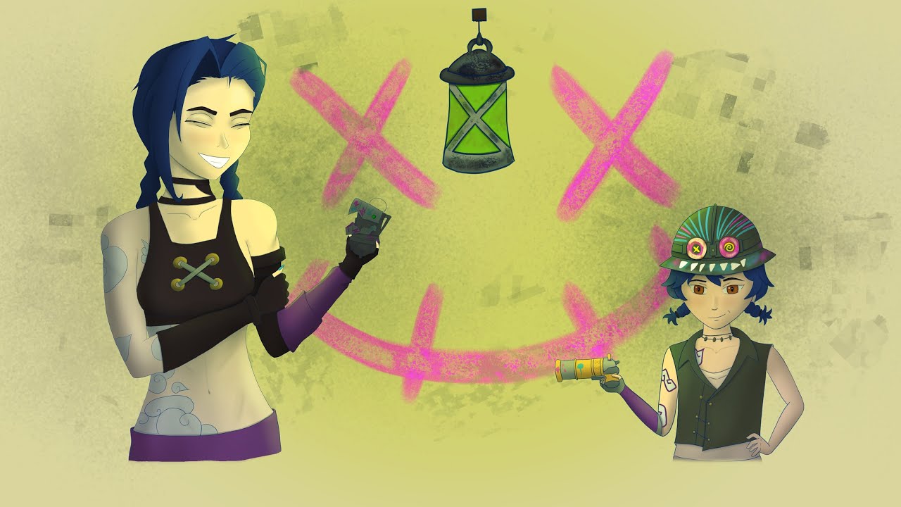 Speedpaint: Jinx and Isha. Trying new coloring method. - YouTube