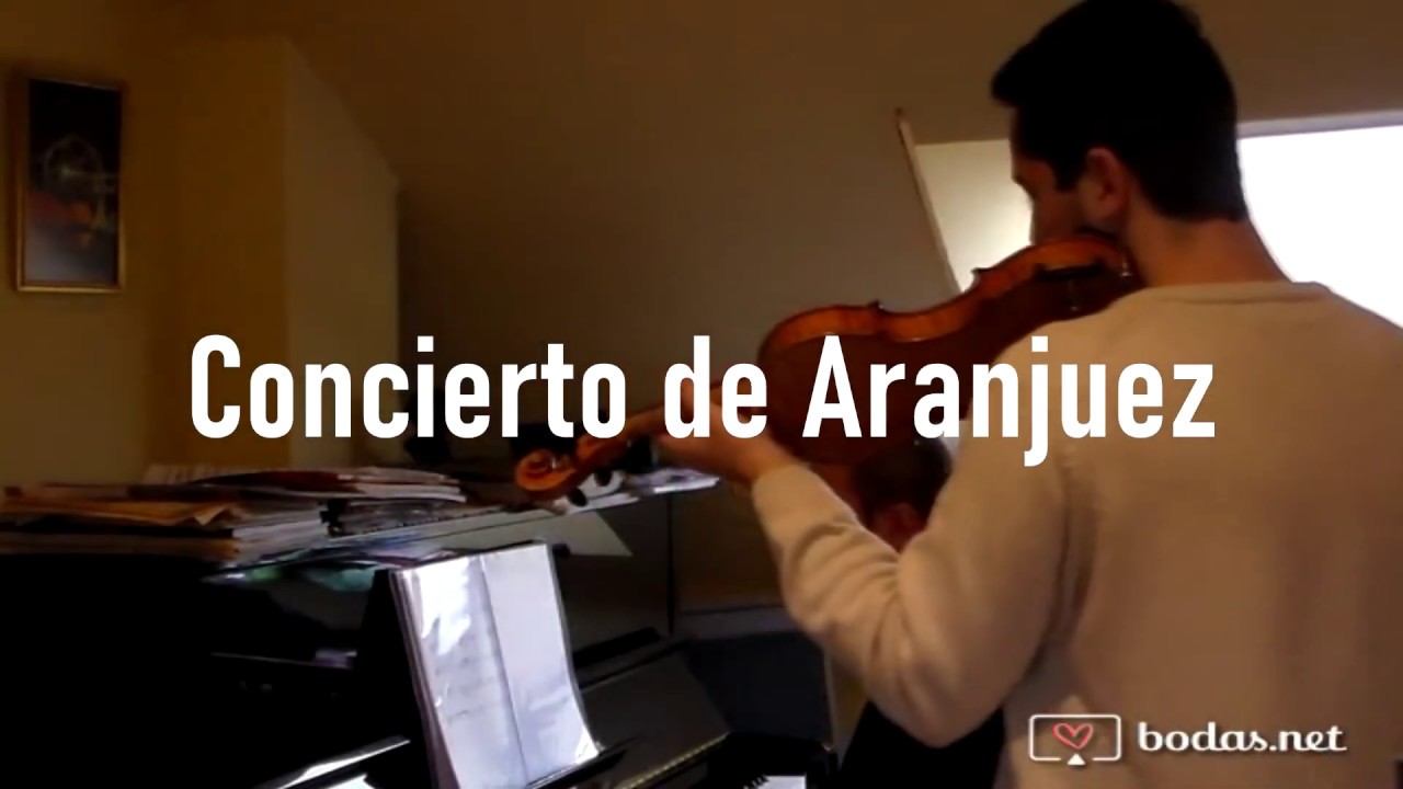Concierto Aranjuez violín y piano - Julio M Alejandre - YouTube