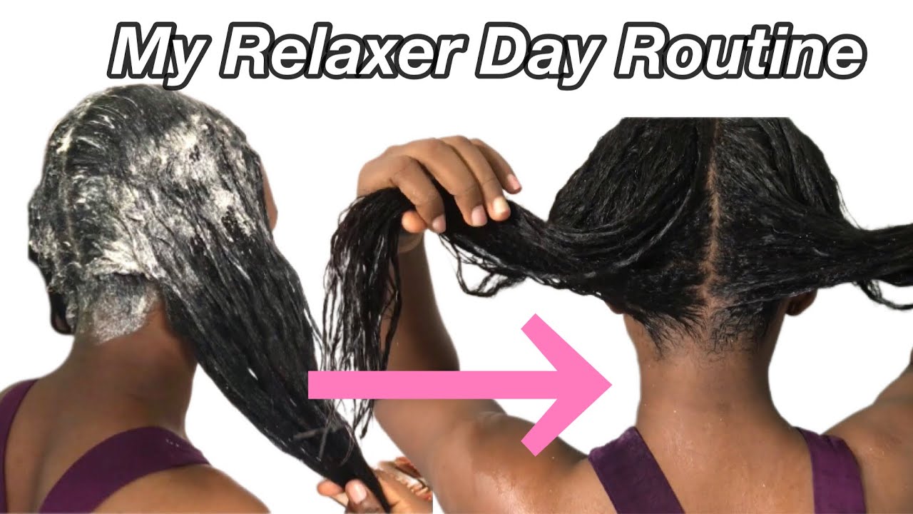 RELAXER ROUTINE | HOW I RELAX MY HAIR | HEALTHY RELAX HAIR | LONG RELAX ...
