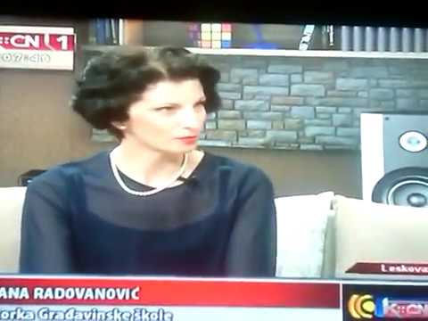 TV KOPERNIKUS Jutarnji program gost direktor Gradjevinske skole DRAGANA ...