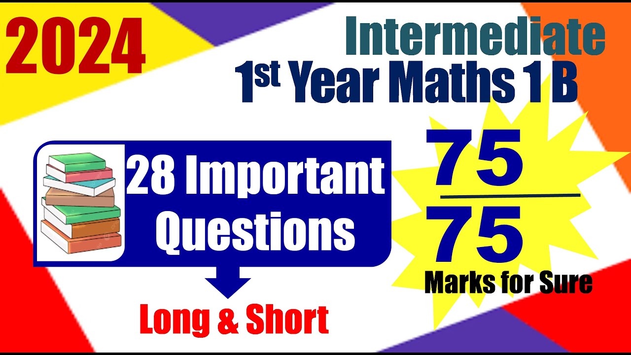 Inter 2024 Inter Maths 1B 1st Year Important Questions YouTube inter-2024-inter-maths-1b-1st-year-important-questions-youtube