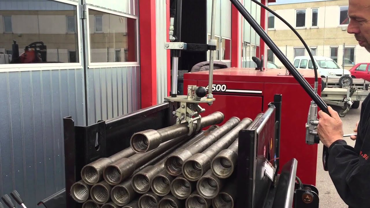 Hammerhead HB125 Burster Rod Handling System - YouTube