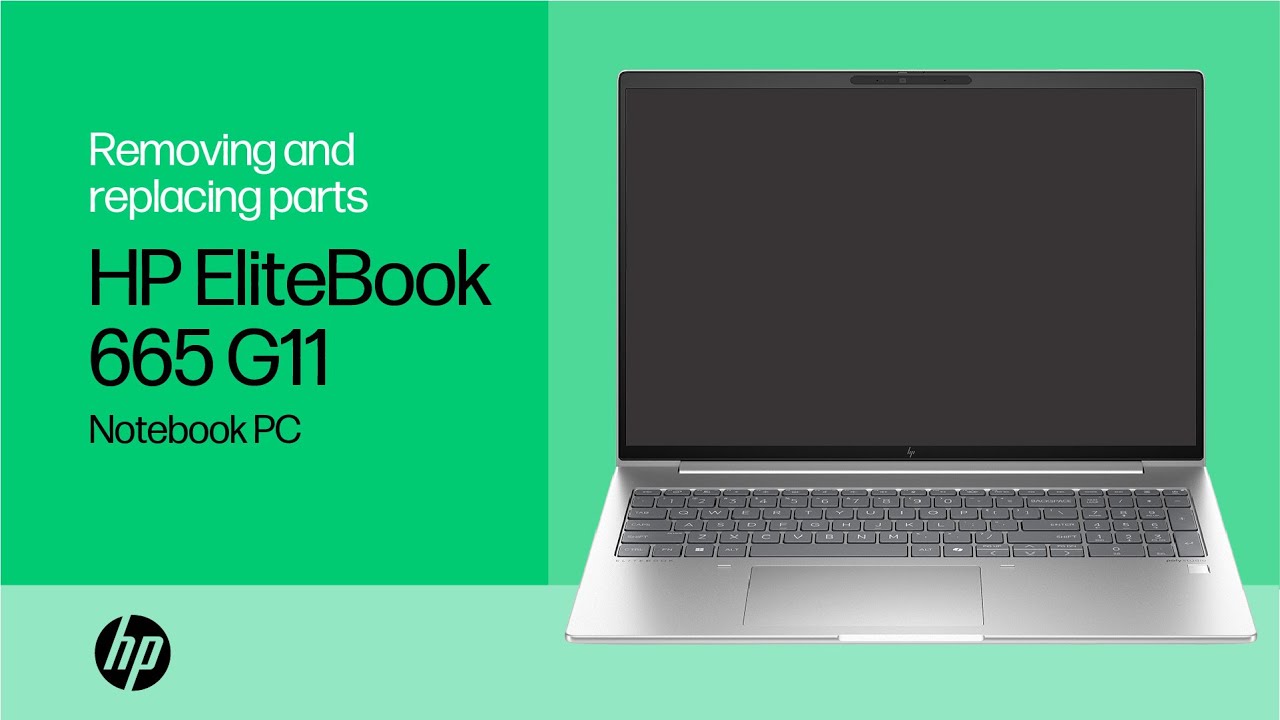Removing Replacing Parts HP EliteBook 665 G11 Notebook PC HP