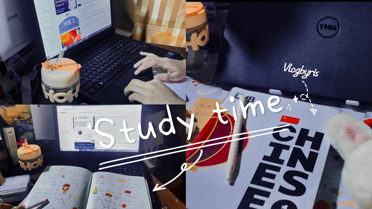 Study vlog chinese language learning 📚 - YouTube