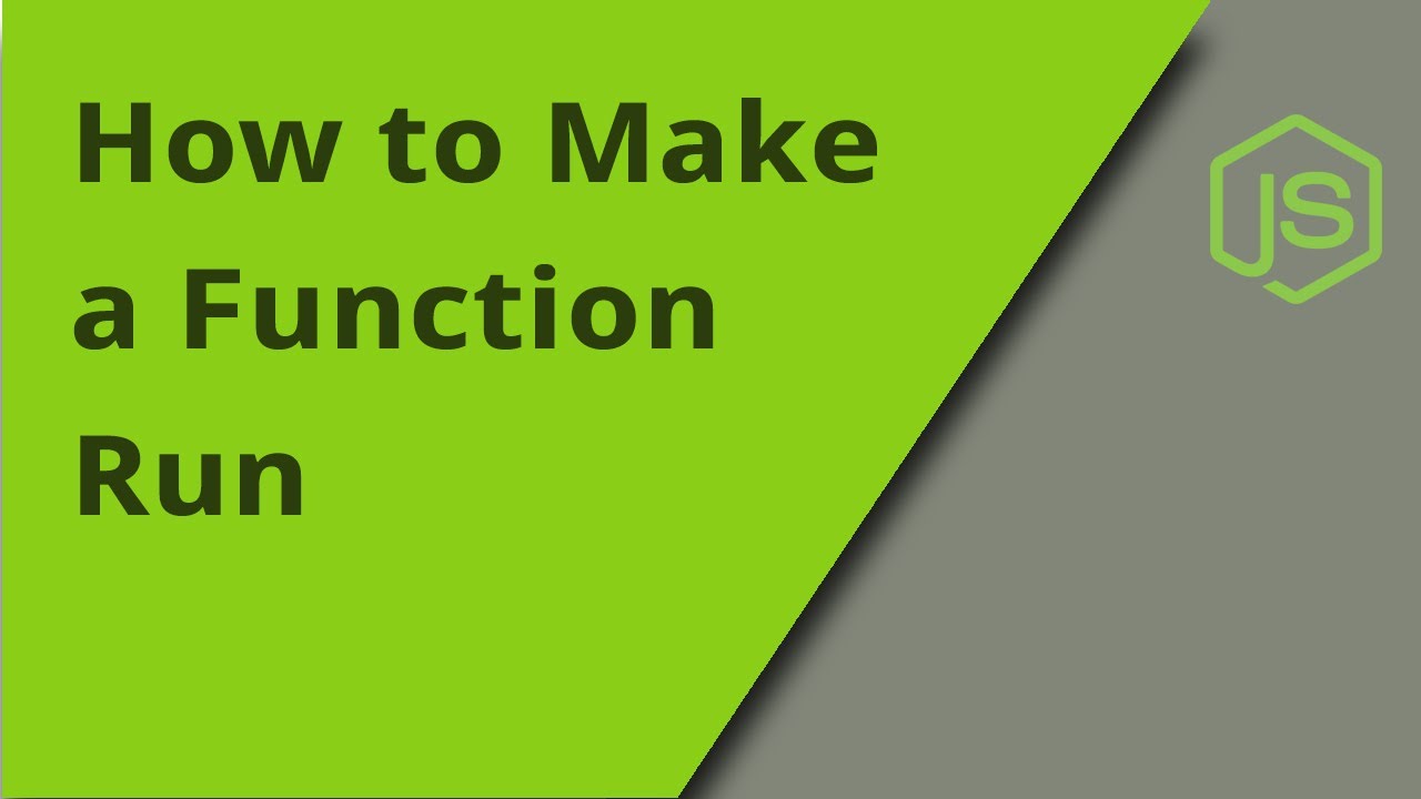 How To Make A Function Run YouTube how-to-make-a-function-run-youtube