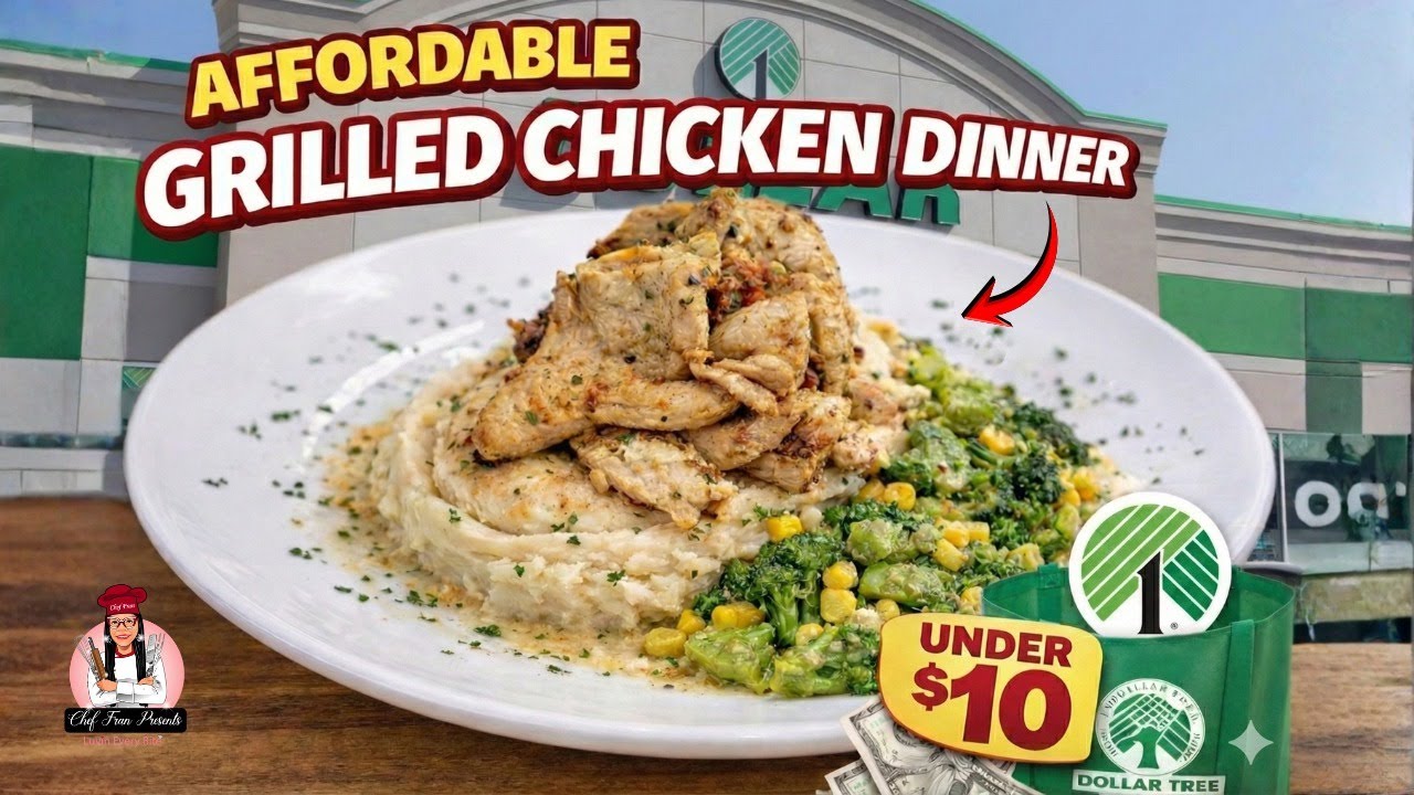 Grilled Chicken Dinner Made Affordable Using Dollar Tree Ingredients ...
