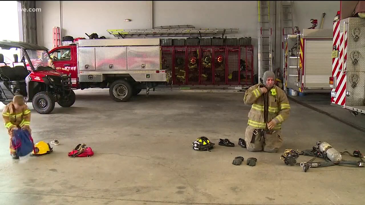 Firefighter suit up challenge - YouTube