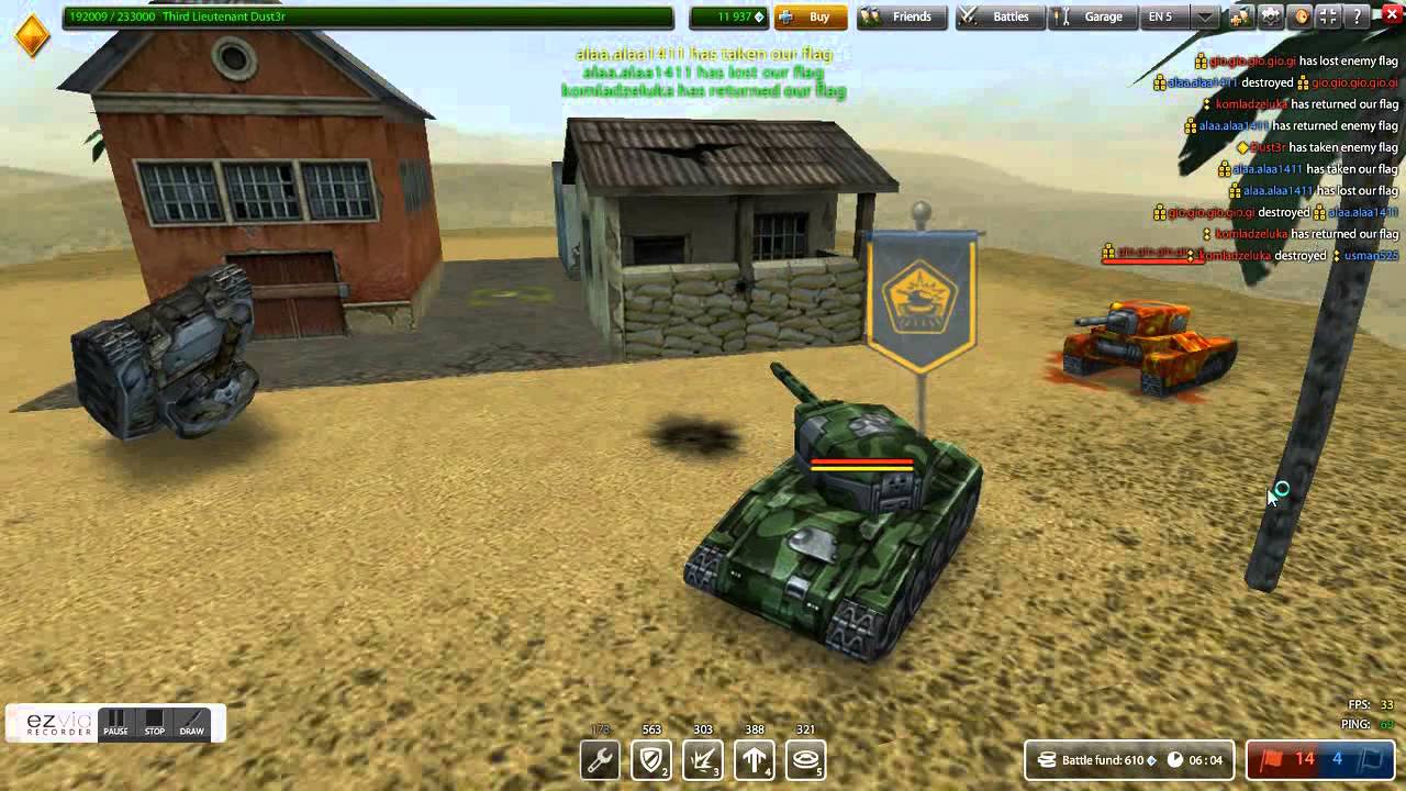 -| Tanki Online |- Ranking up on an Island! XD - YouTube