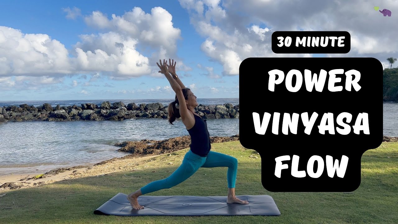 Power Vinyasa Flow 30 Min to Get in Shape - YouTube