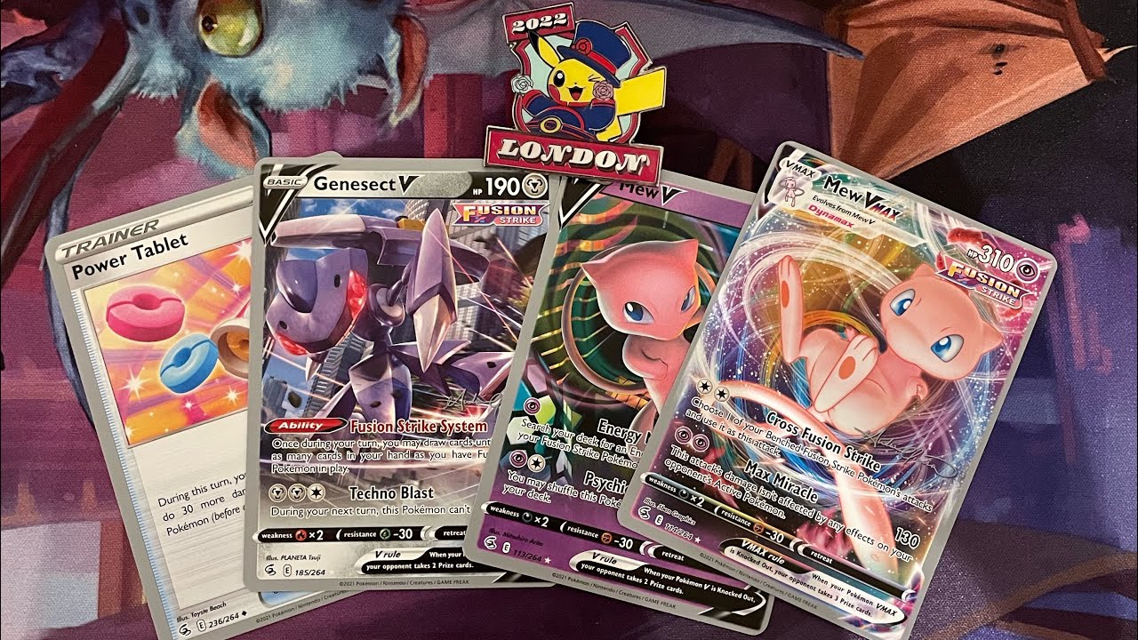 Mew Vmax World championship deck opening and review. - YouTube