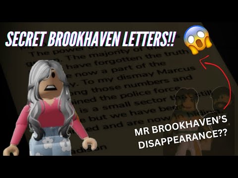All the secret letters in Brookhaven😱l Brookhaven RP🏡 l Roblox - YouTube