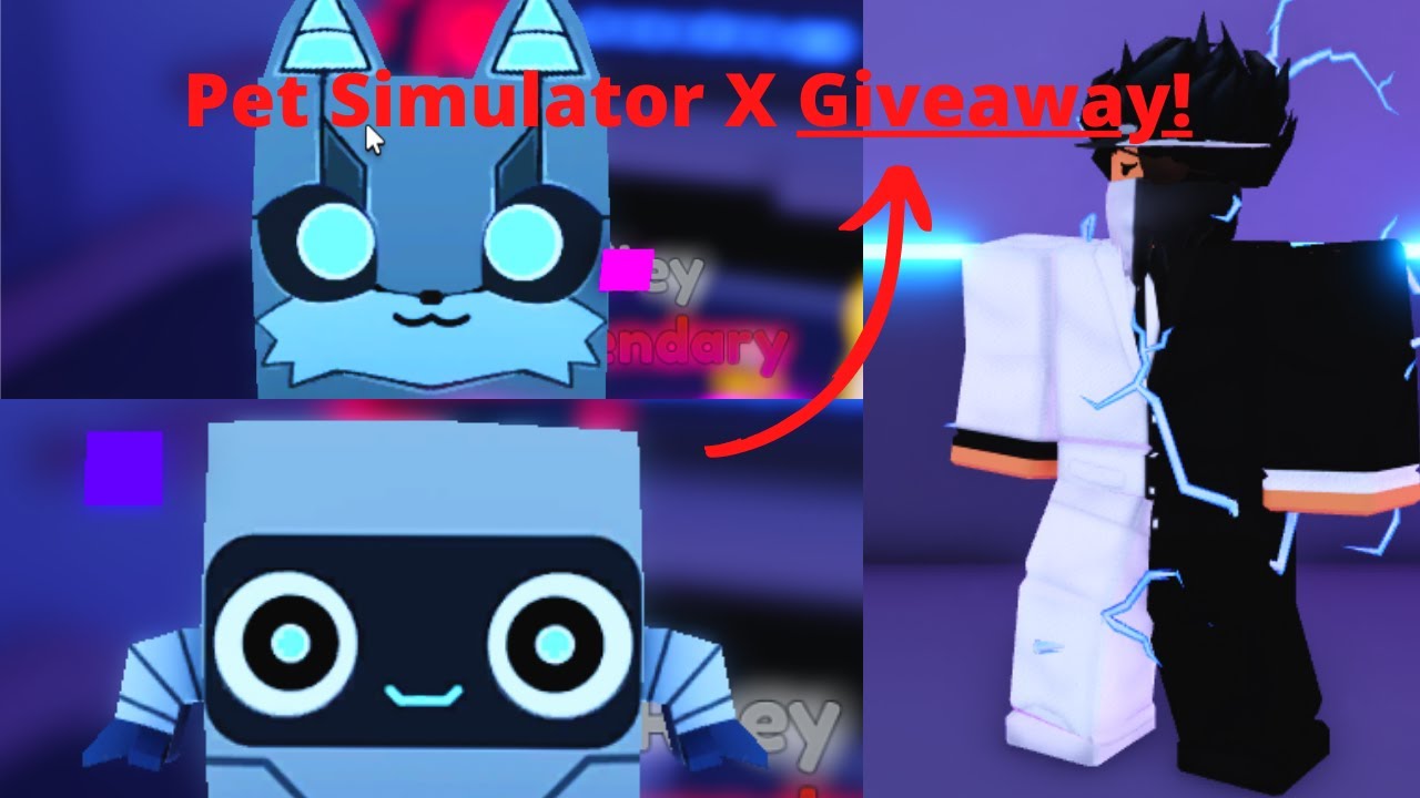 Roblox Livestream! Pet Sim X Giveaway! (Cyber and Tech Pets) COME JOIN ...