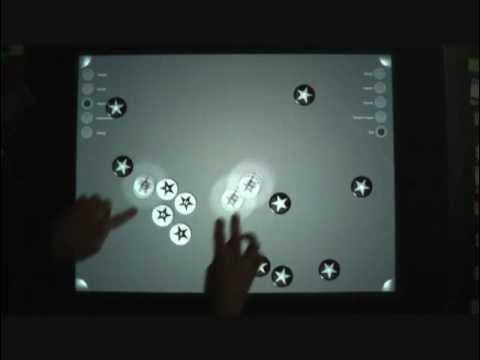 Multitouch - the physics engine - YouTube