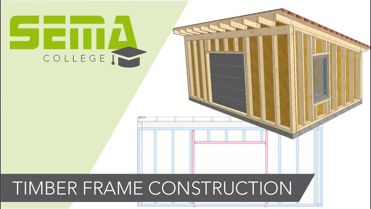 Online course: Timber Frame Construction with Pitch Roof - YouTube