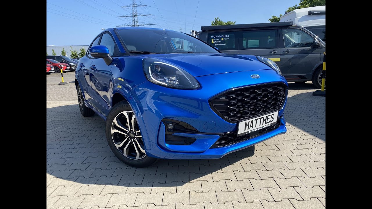 Fahrzeugvorstellung Ford Puma Blau - YouTube