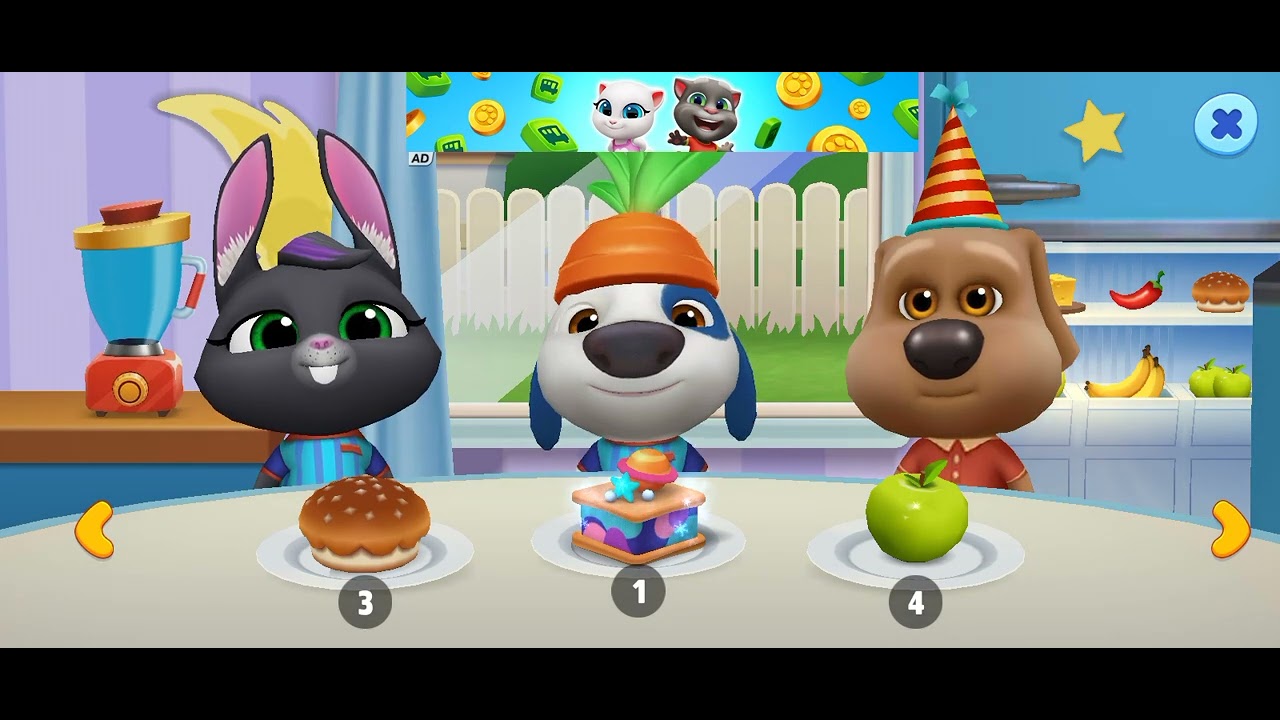 My little talking tom || Food Challenge 😋 - YouTube