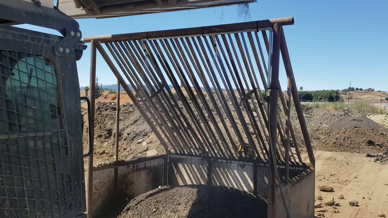 Home made dirt screen - YouTube