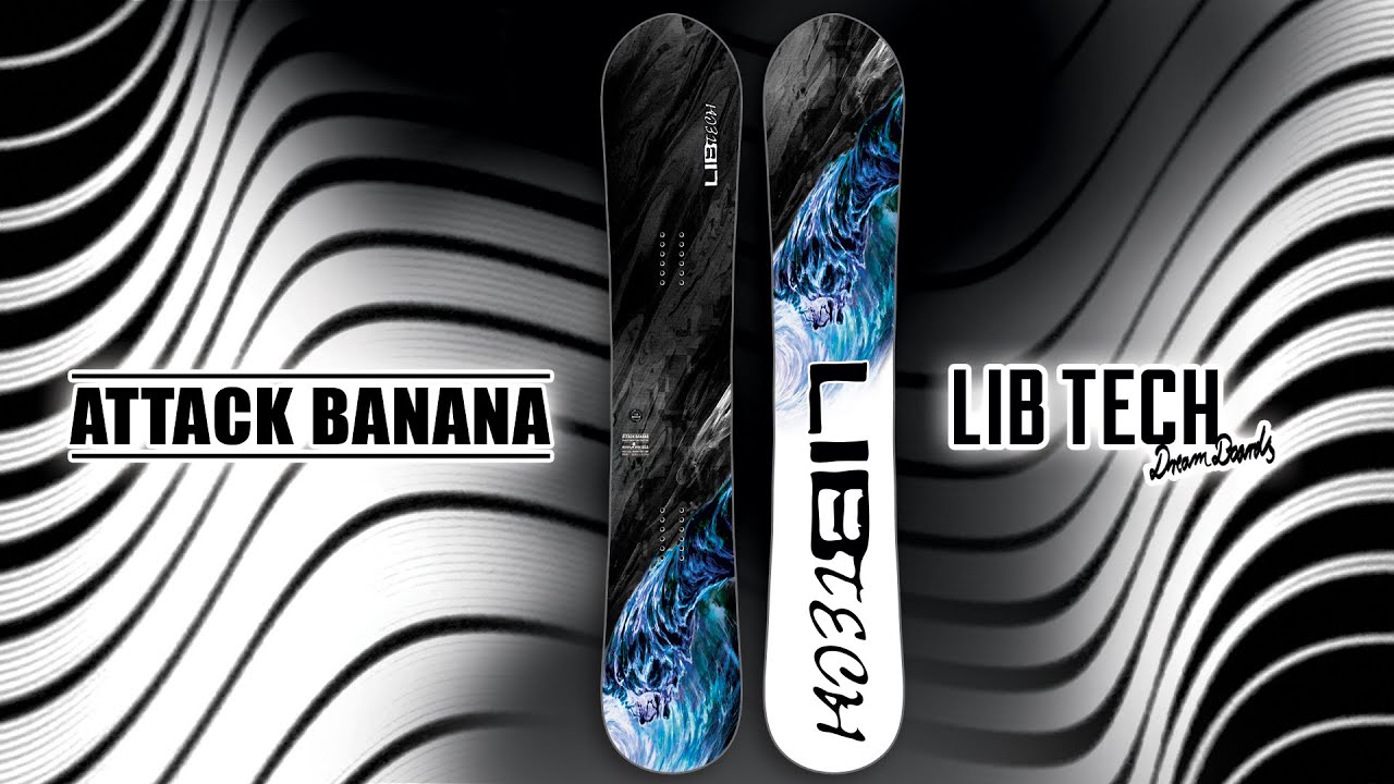 ATTACK BANANA SNOWBOARD 2018-2019 | LIB TECH - YouTube