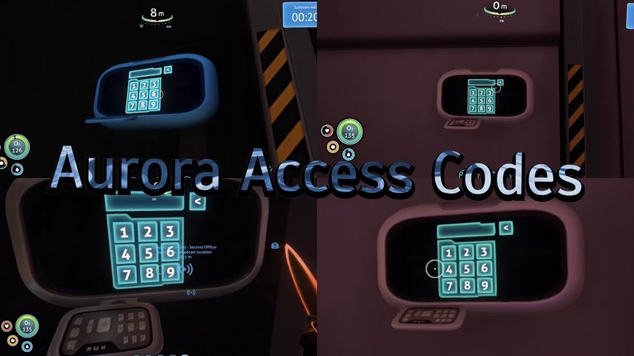 subnautica part 8 ( unlocking aurora codes to doors) - YouTube
