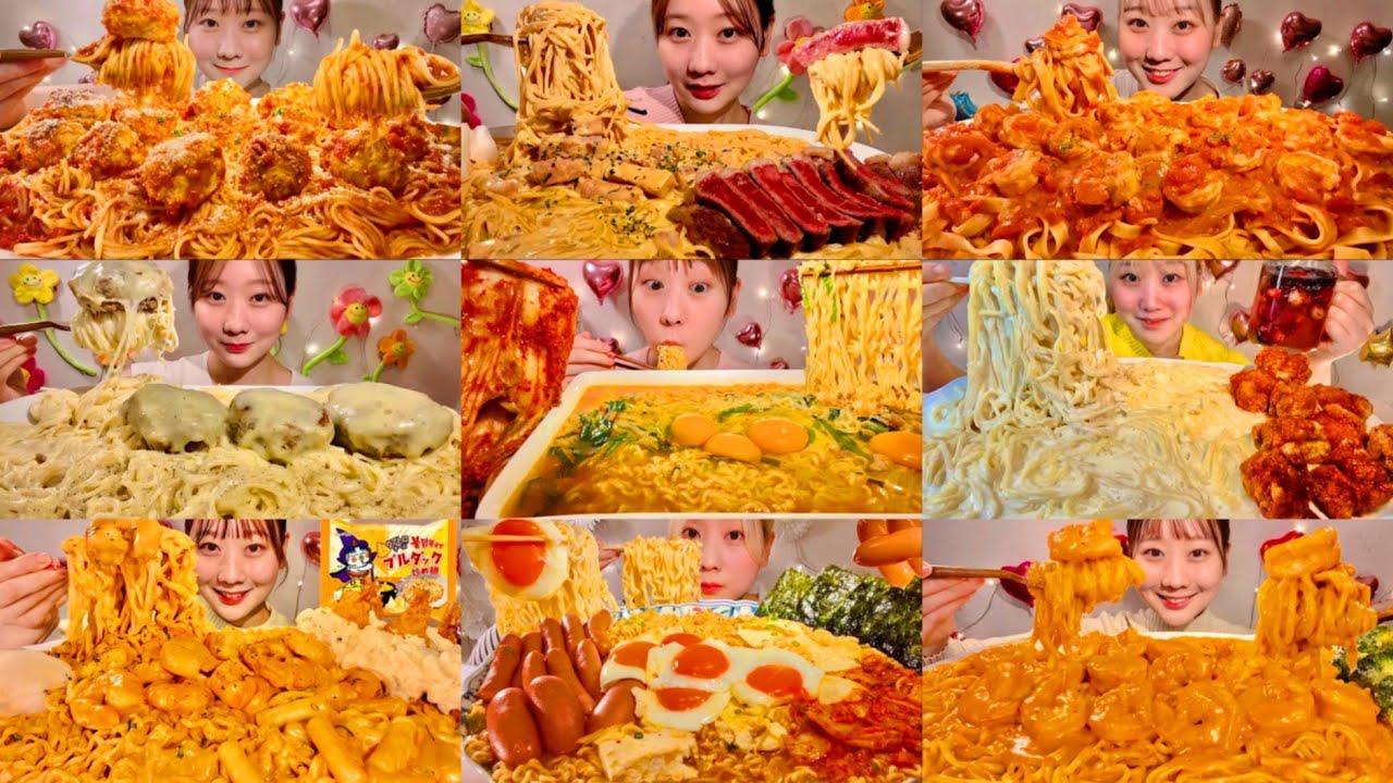 JAPANESE GIRL MUKBANG COMPILATION * MIYU ASMR EATING SHOW - VARIOUS ...