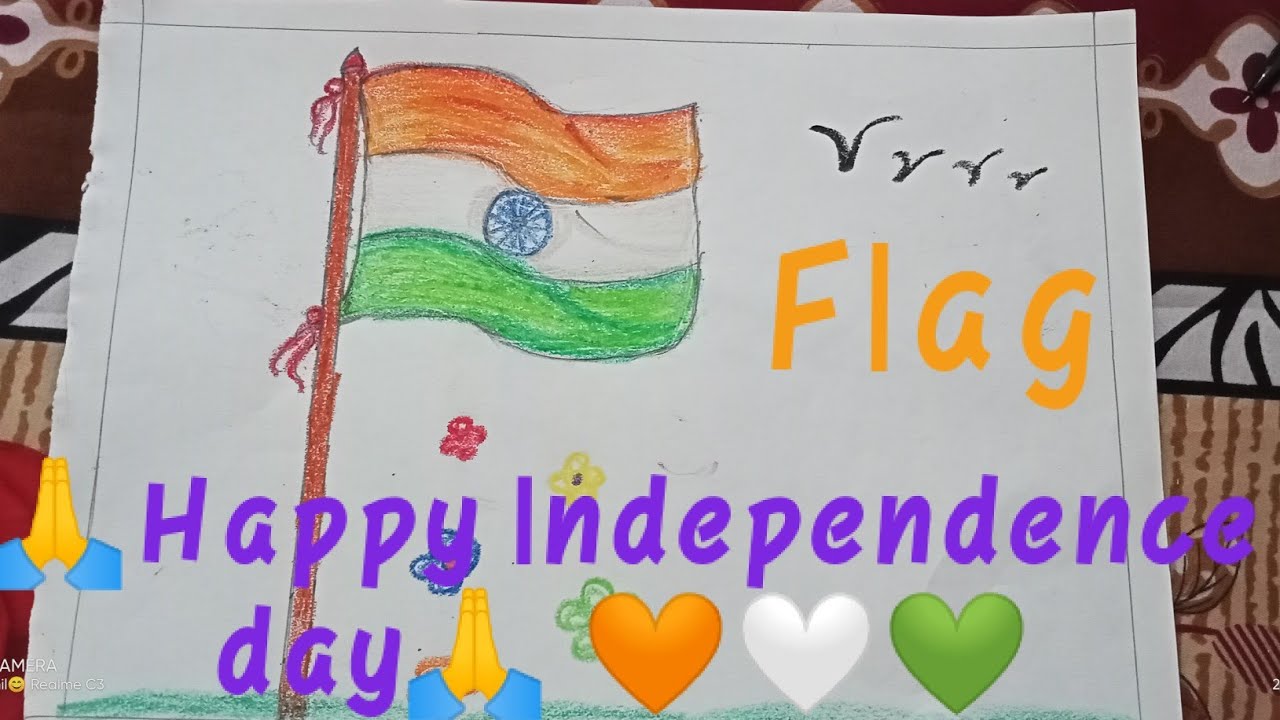 How to made a National Flag for kids|| National Flag Drowning easy ...