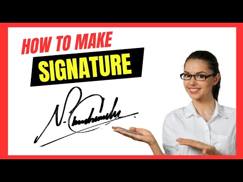 How to make a cool signature | Signature style of my name | Signature ...