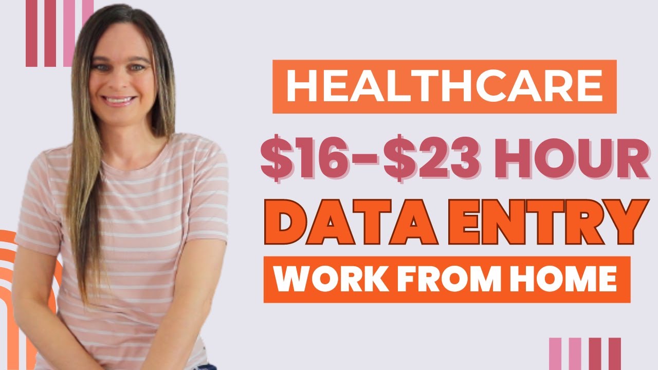 $16 - $23 Hour HEALTHCARE Data Entry & Billing Remote Work From Home ...