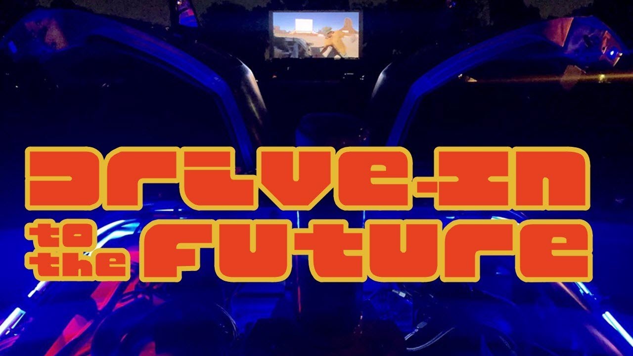 Drive-In to the Future at the Mission Tiki Drive-in Theatre - DeLoreans ...