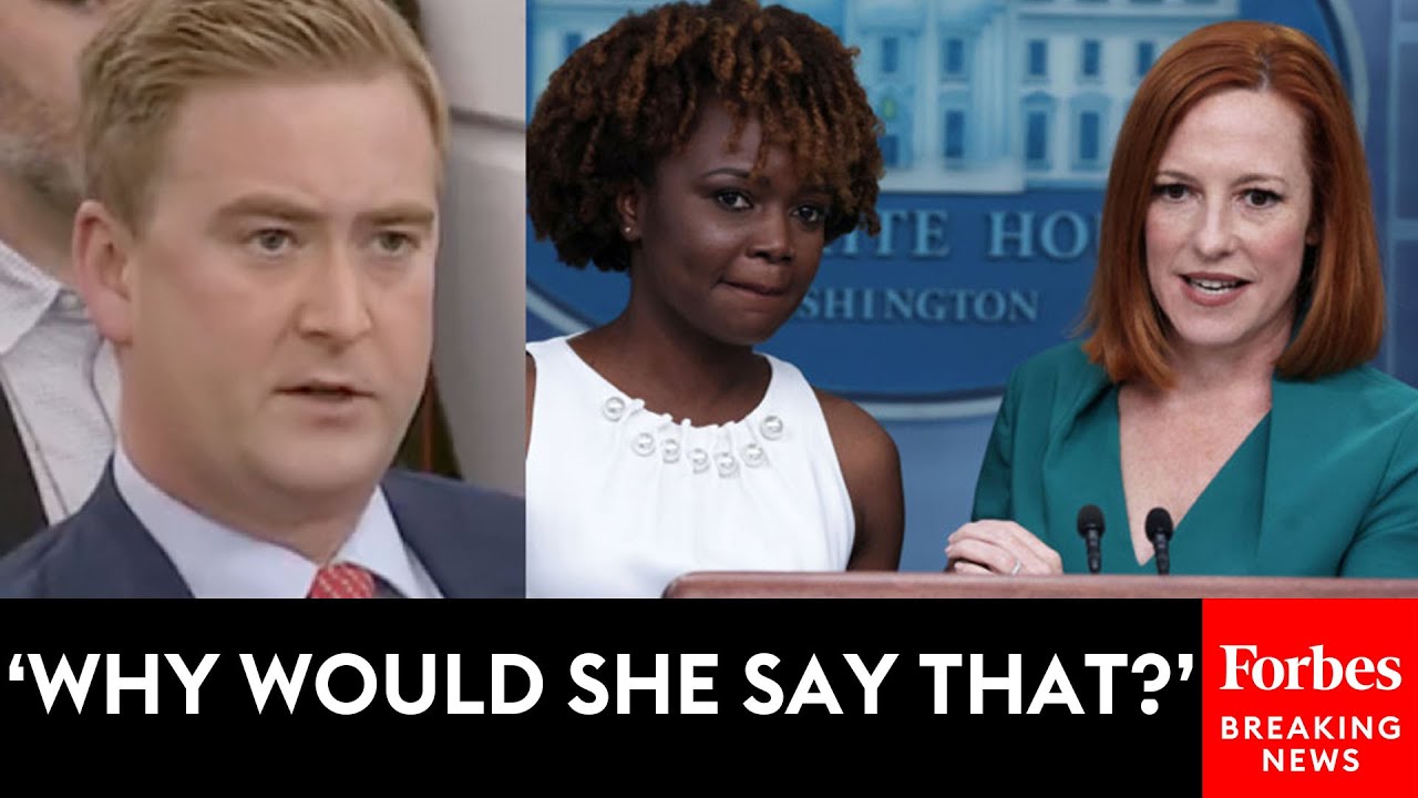 'Why Would She Say That?': Doocy Questions KJP On Jen Psaki Comment ...