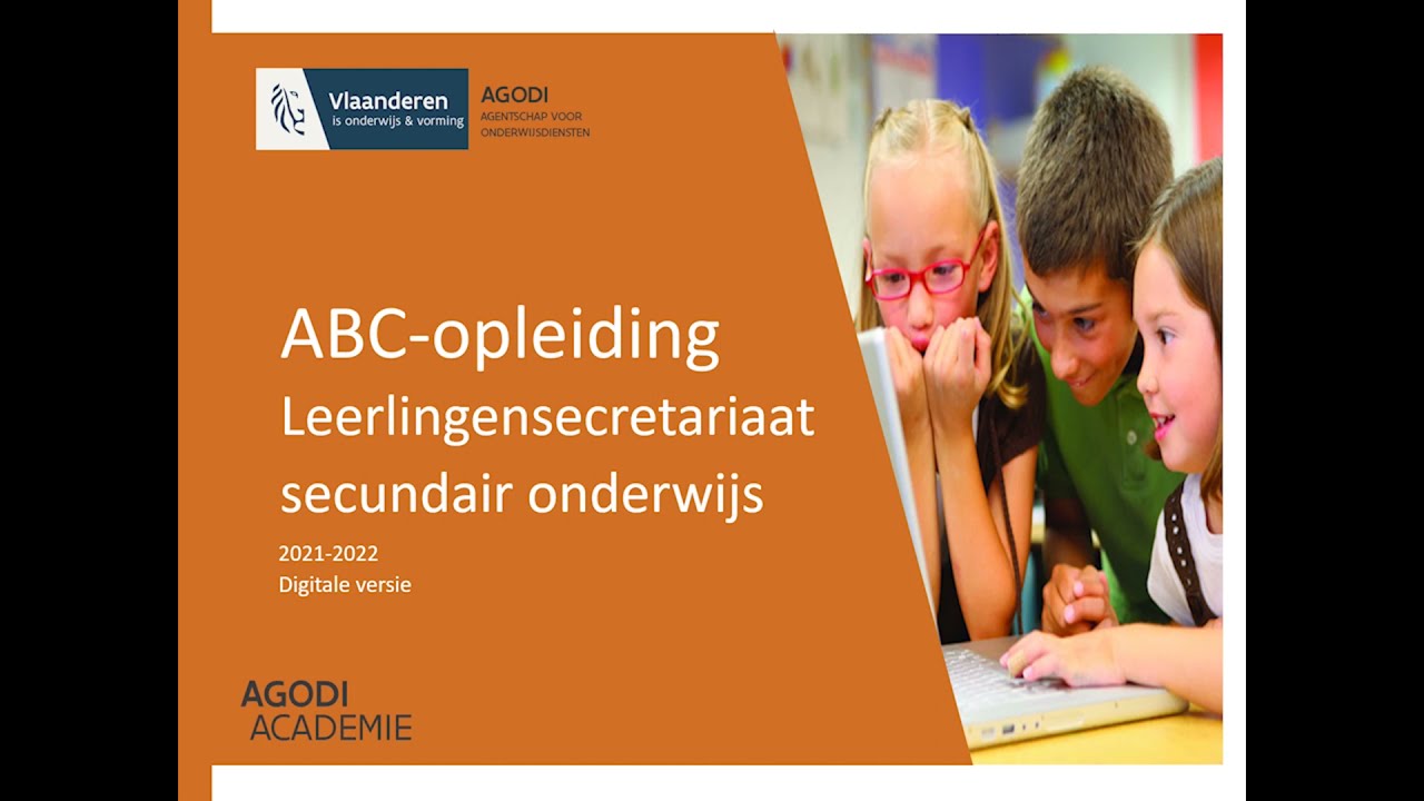 ABC-opleiding leerlingensecretariaat Secundair onderwijs 2021-2022 ...