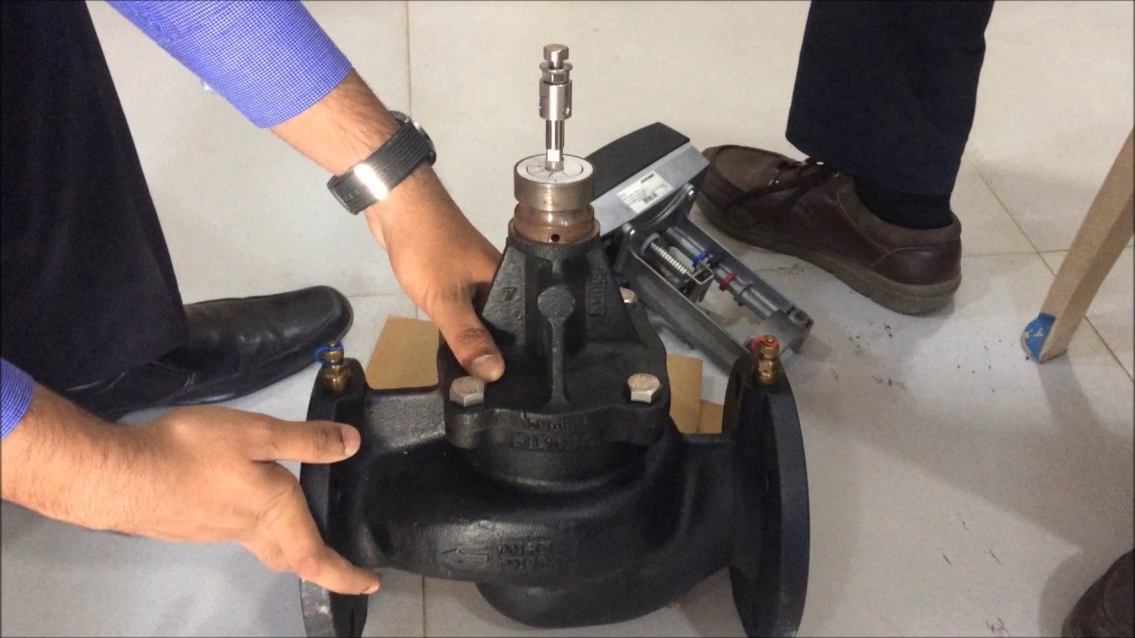 Installation of Frese motoric actuator on PIBCV Frese Optima Compact ...