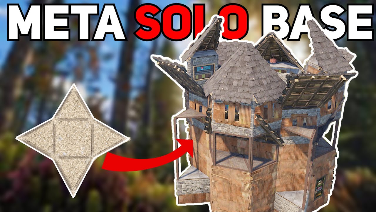 Ultimate Meta Solo Rust Base Design - Insane Shooting Floor & Mini Open ...