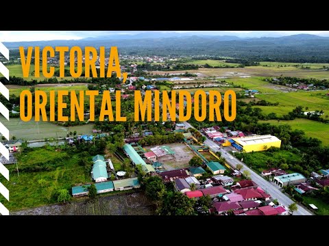 VICTORIA, ORIENTAL MINDORO AERIAL FOOTAGE (DJI MINI 2) "Poblacion 4 ...