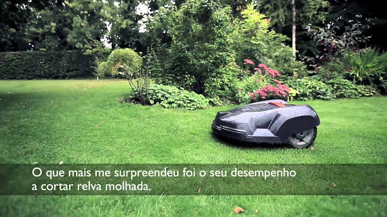 Robô Corta Relva : O Robô Corta Relva Automatico Husqvarna - YouTube