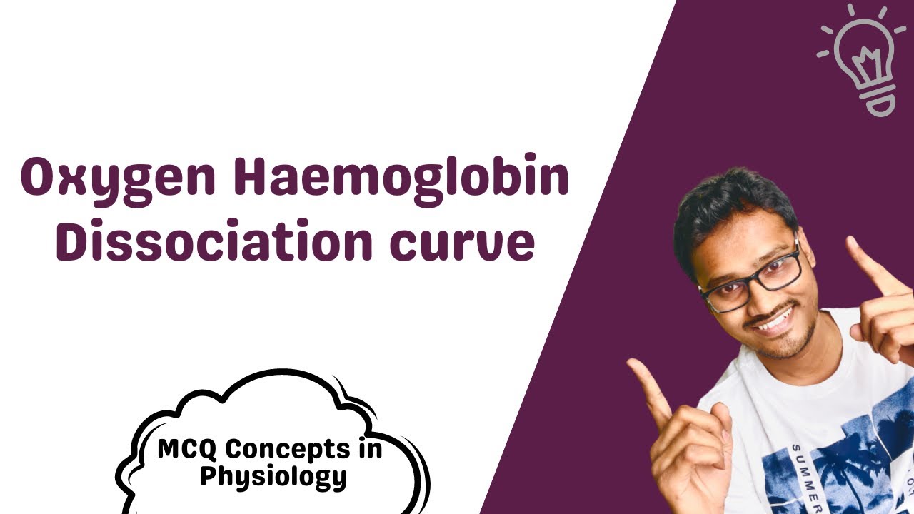Oxygen Haemoglobin dissociation curve - OHDC - MCQ concepts - YouTube