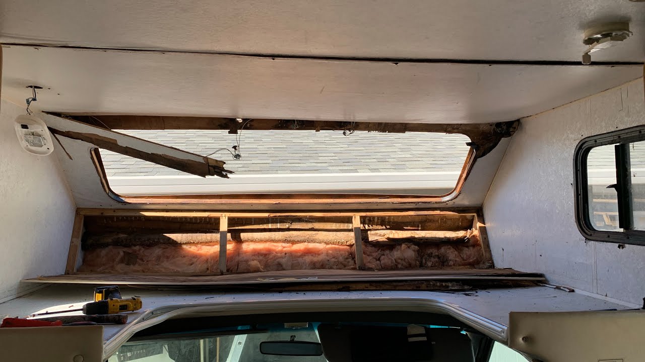 Class C Motorhome Water Damage Repairs - YouTube