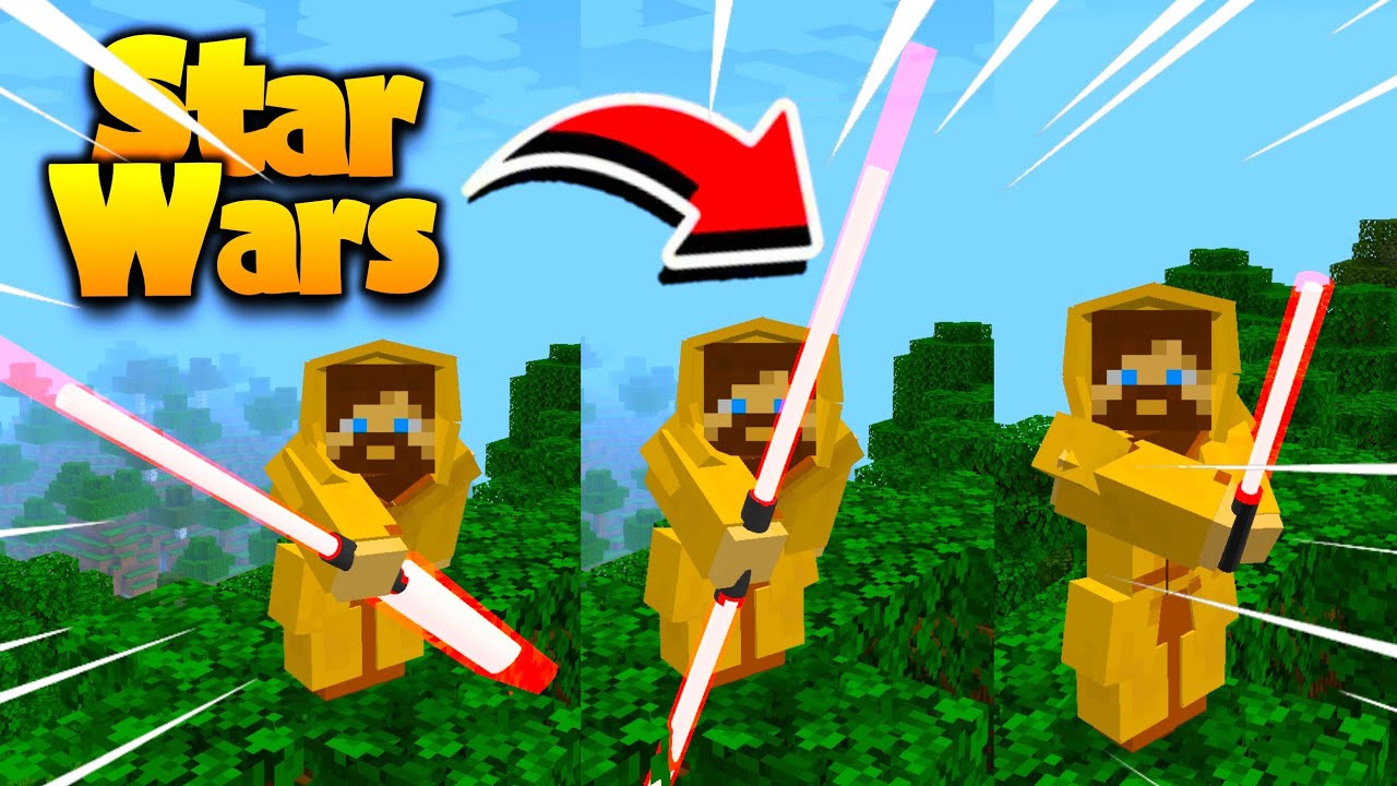 NOVO ADDON/MOD DE STAR WARS INCRÍVEL PARA MINECRAFT PE! (Minecraft ...