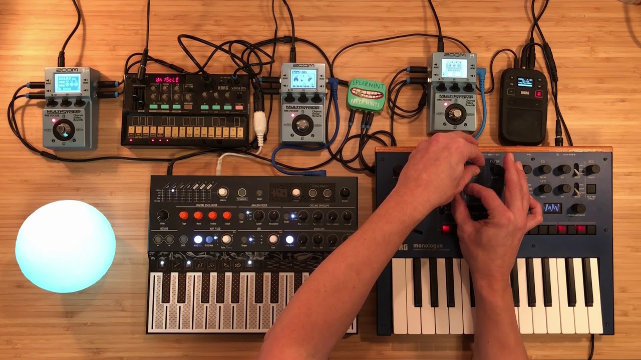 Korg Monologue, Arturia MicroFreak, Volca FM Ambient Jam - Ocean Space ...