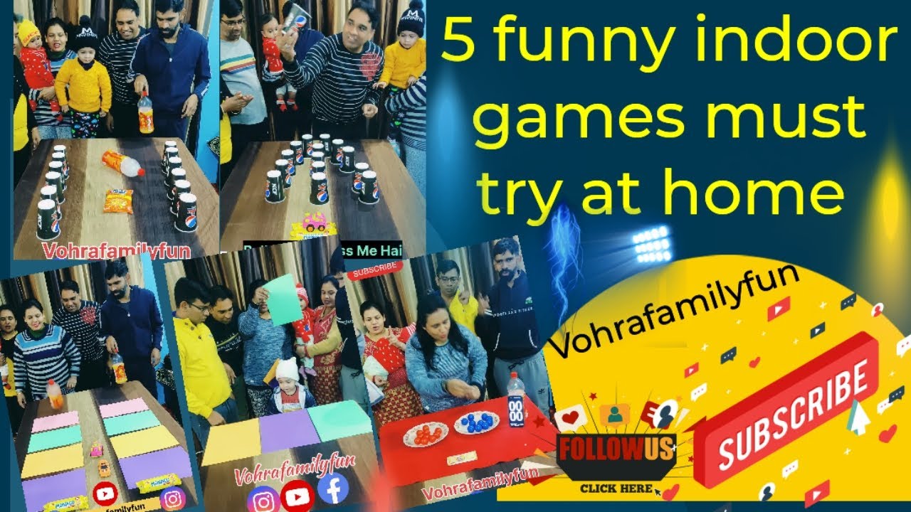 "5 Hilarious Indoor Games You MUST Try for Epic Family Fun at Home!" # ...