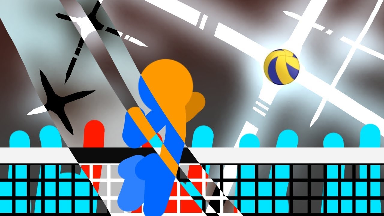 LAST RALLY. | STICK NODES ANIMATION | VOLLEYBALL. - YouTube