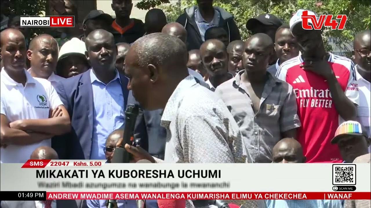 Waziri Mbadi azungumza na wanabunge la mwananchi kuhusu Uboreshaji wa uchumi - YouTube