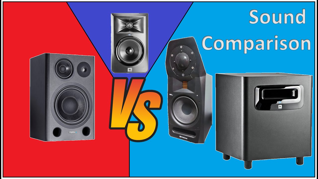 JBL lsr305, Fostex pm841, presonus r65 v2. 2way, 3way, 3way + sub ...